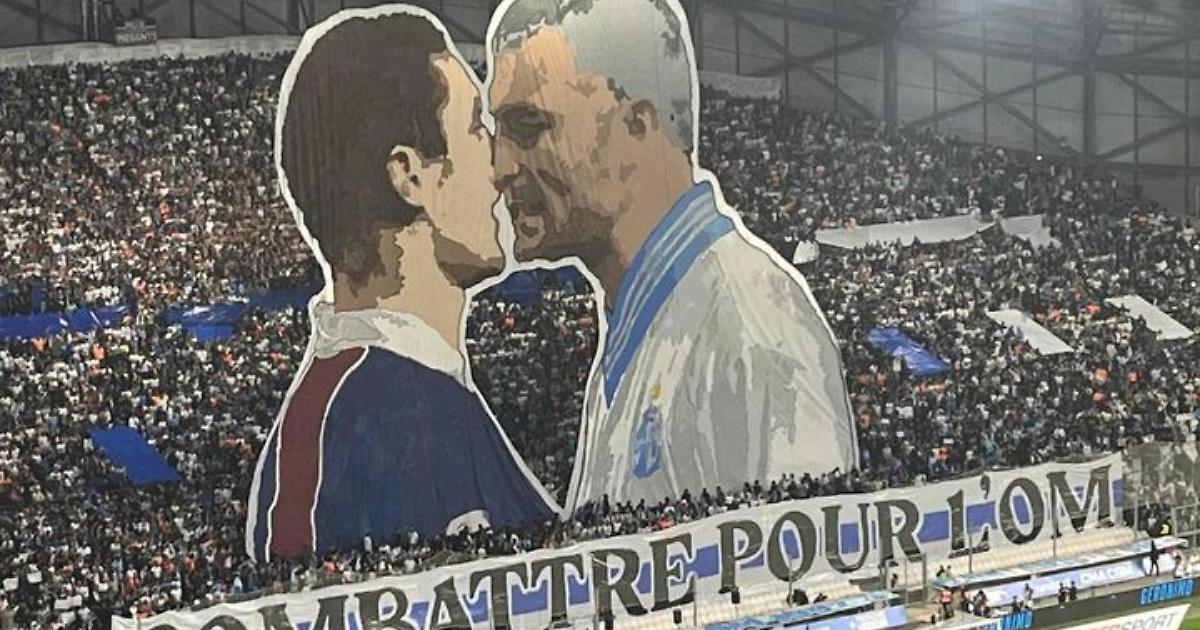 Fabrizio Ravanelli protagonista della coreografia per Marsiglia-Psg ...