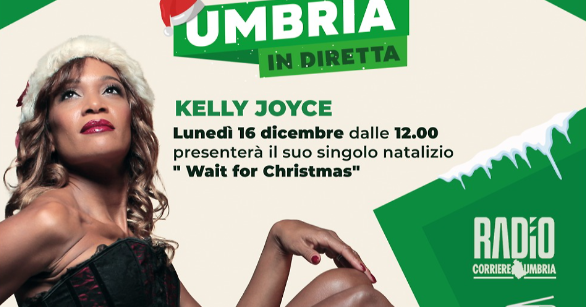 La star della musica Kelly Joyce ospite in studio a Umbria in diretta ...