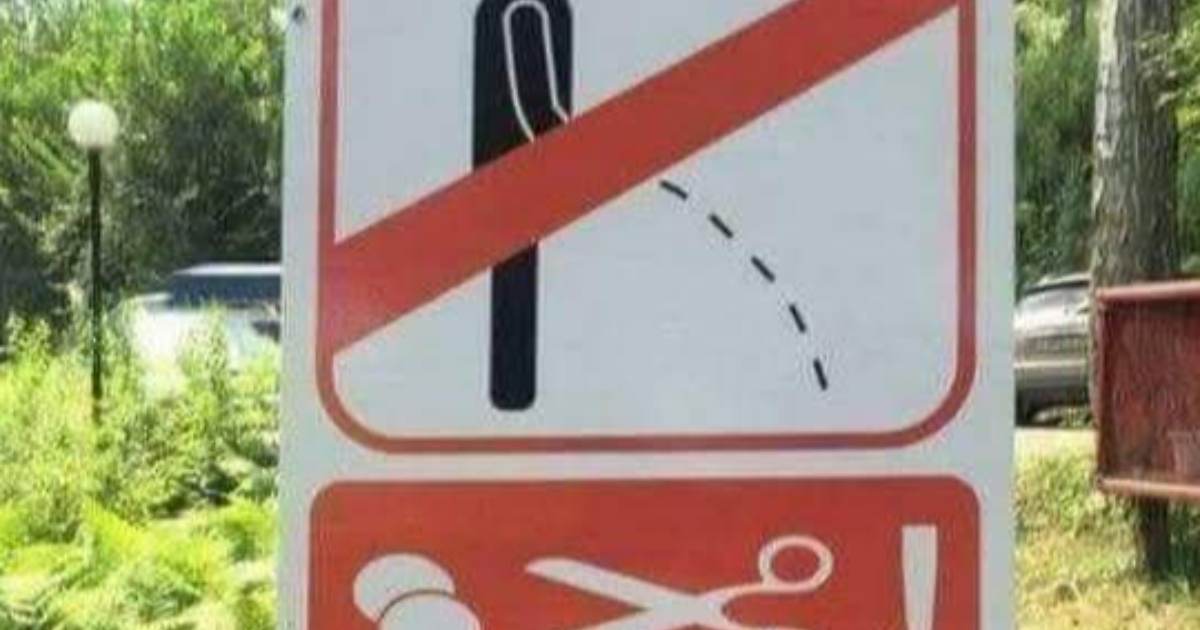 Città di Castello, all'ansa del Tevere spunta un cartello anti pipì con ...