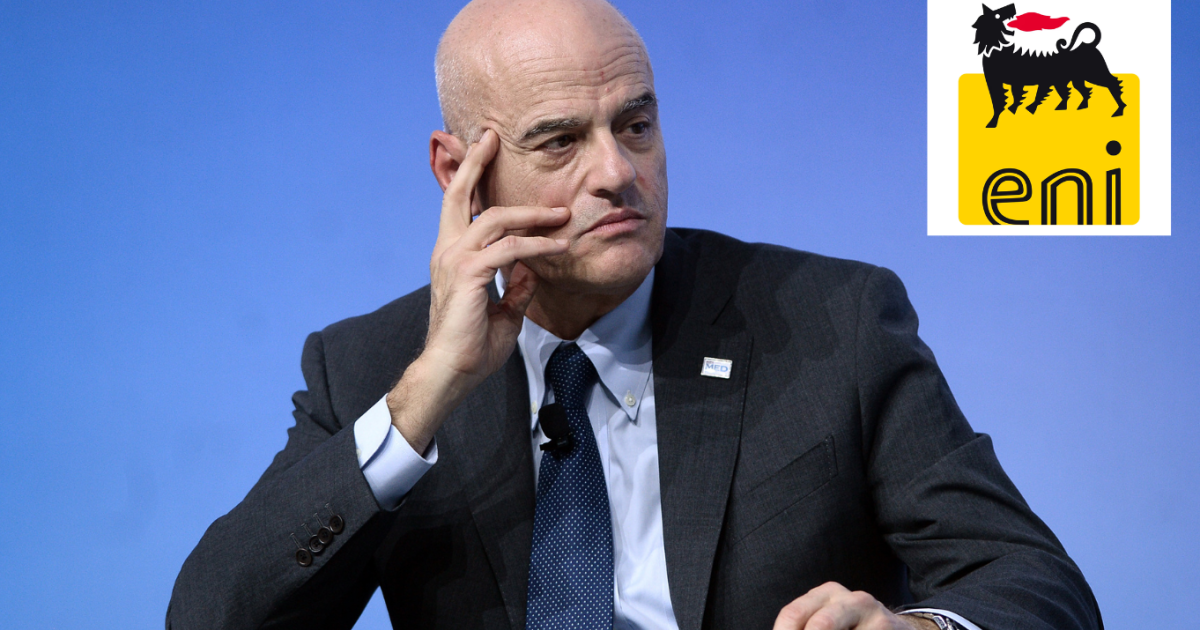 Focus su Claudio Descalzi, amministratore delegato di Eni e sua moglie ...