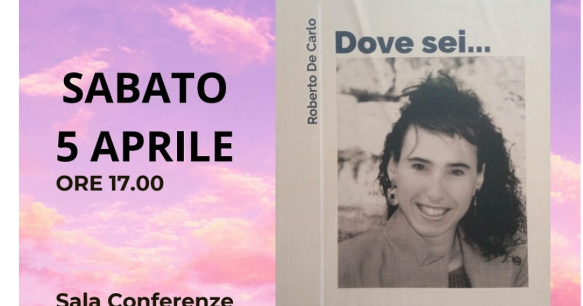 La vita di Giovanna e Roberto De Carlo nel libro “Dove sei…”. Domani a Terni la presentazione ...
