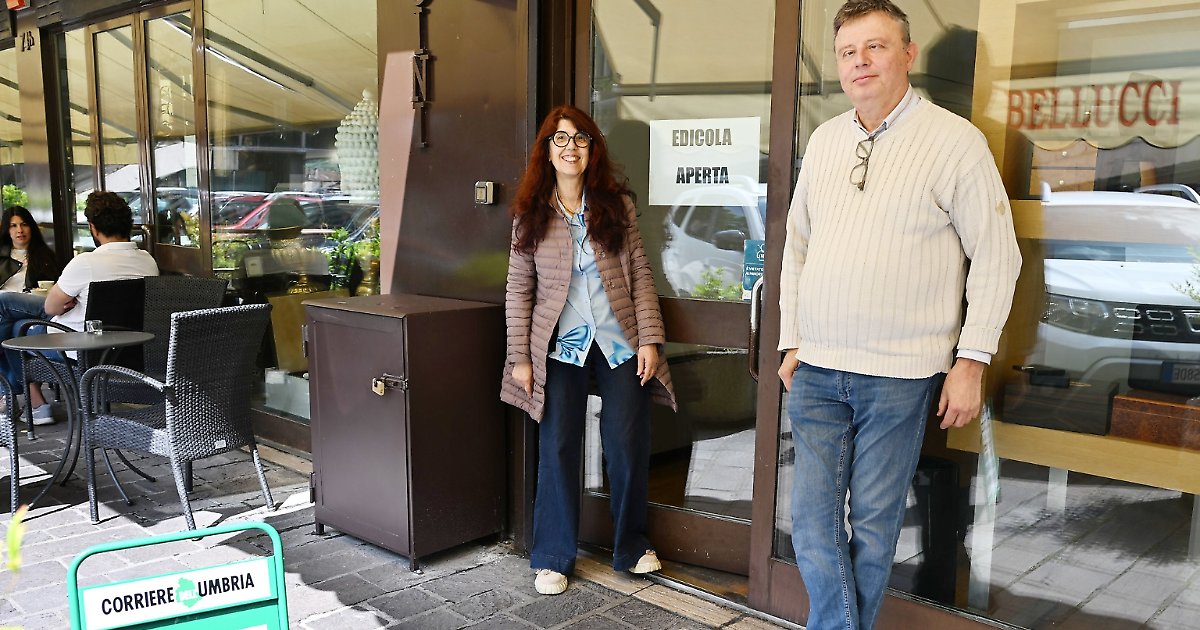 Perugia, apre un'edicola a Fontivegge. I titolari: "I quotidiani non si ...