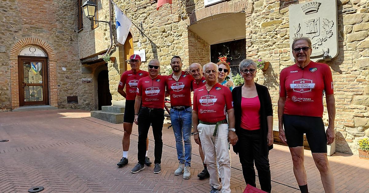 Da Paciano a Fontaines in bici per i 25 anni del gemellaggio tra le ...