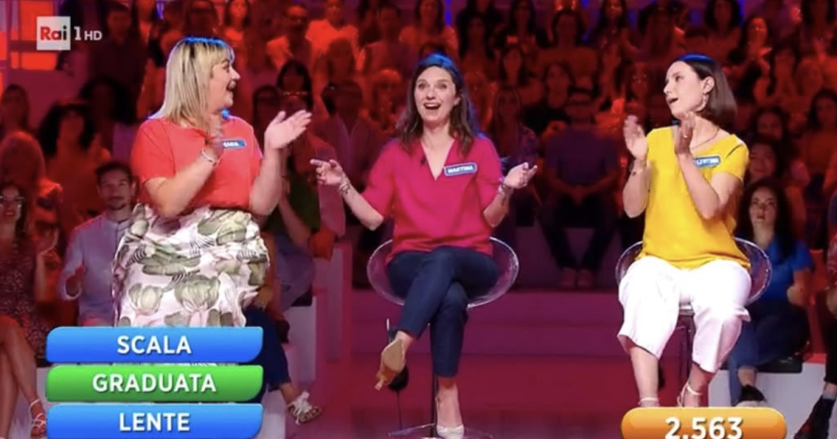 Reazione a catena, le Uscio e Bottega indovinano la parola e vincono 2. ...