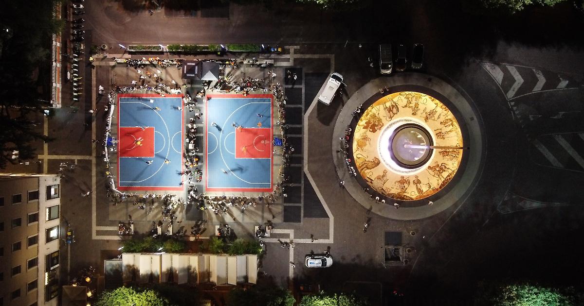 La pallacanestro rende magica piazza Tacito a Terni: un successo il 3x3 nel centro della città ...