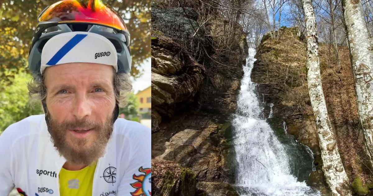 Jovanotti in bici sul Monte Fumaiolo dove nasce il Tevere: "Una volta mio padre mi portò qui ...