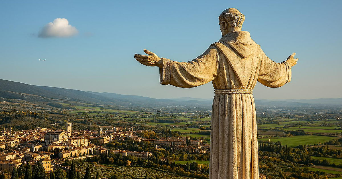 Una statua colossale di San Francesco per Assisi: il monumento per ...